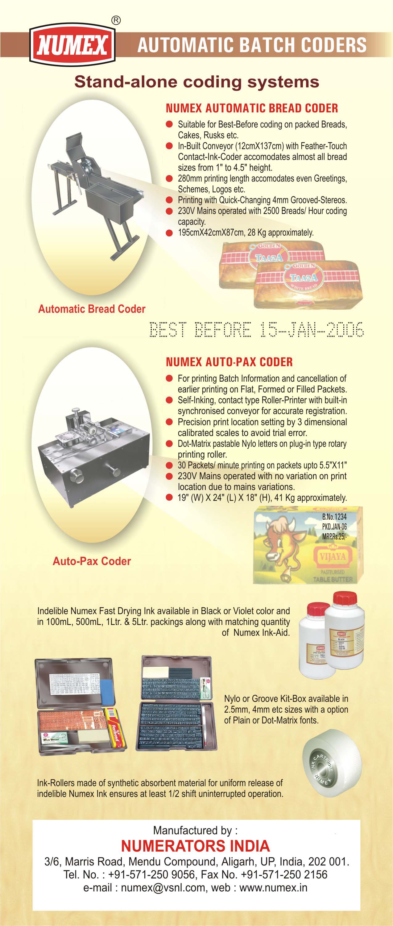 Numex Stand-Alone Coding Systems